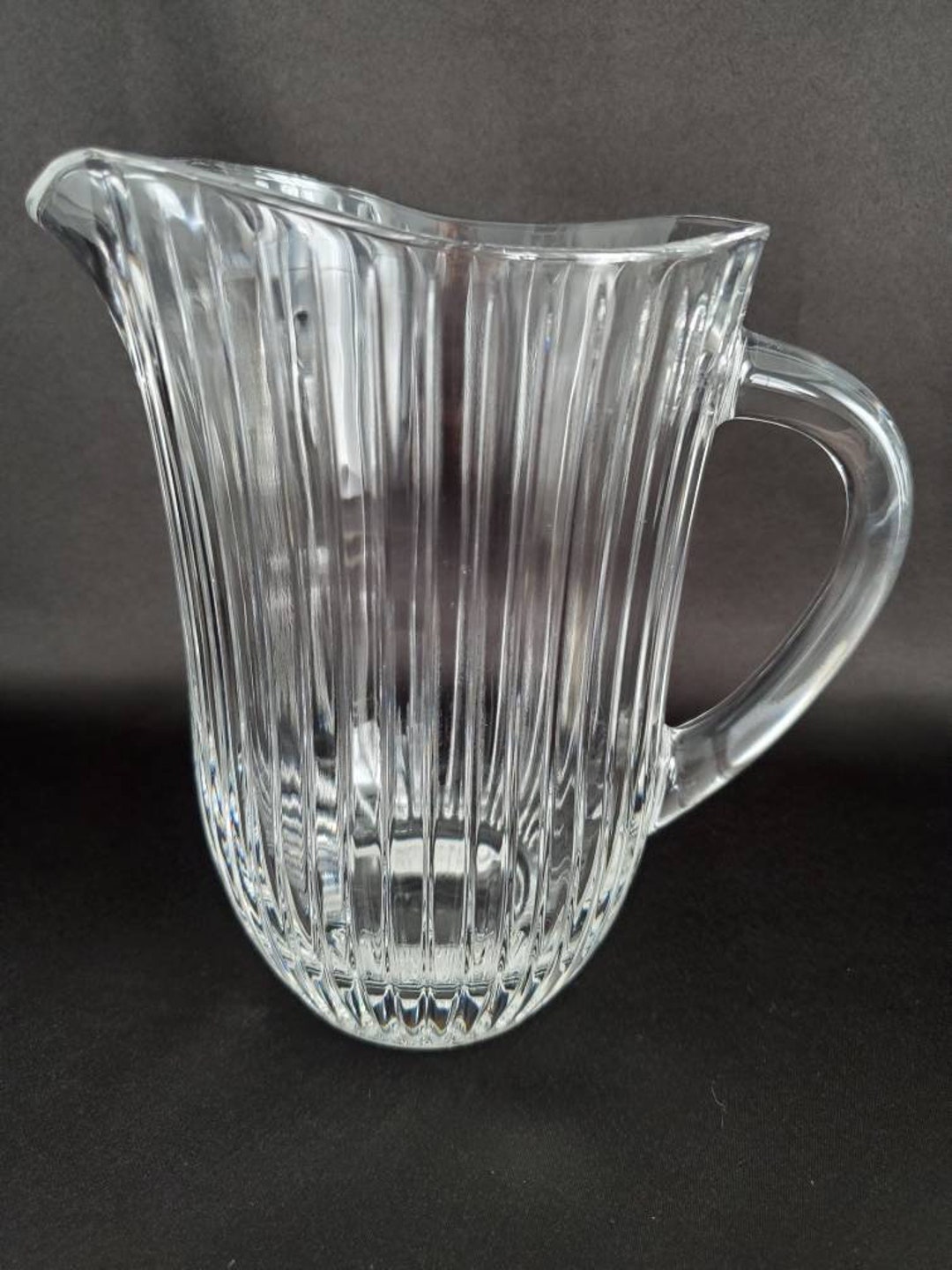 Solaris Cut Crystal Water Pitcher - Royal Crystal Rock, Italy - Etsy