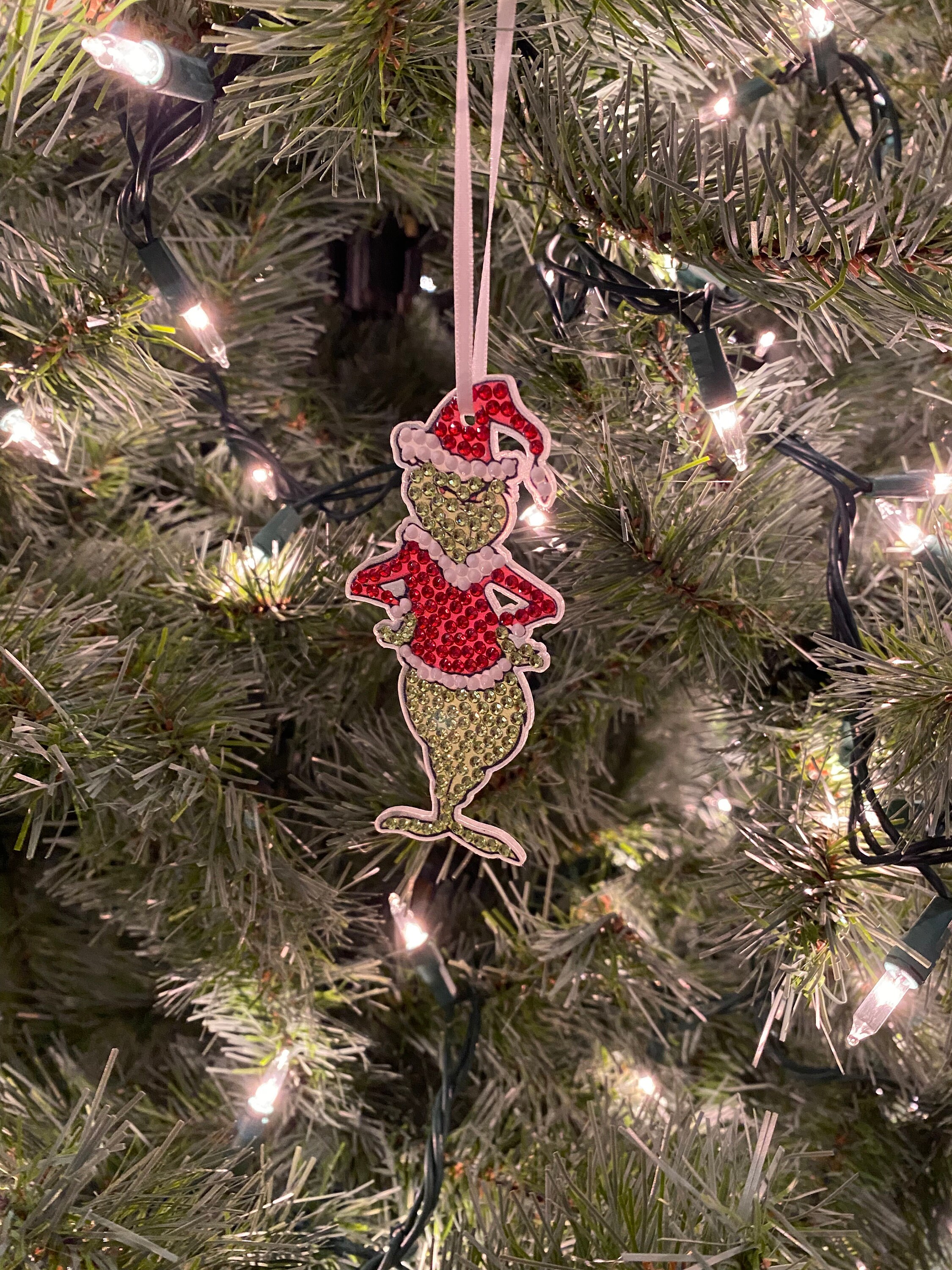 Grinch Hands on Hips Ornament Diamond Painted by Hand - Etsy