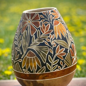 Floral Gourd Set of Two - Etsy