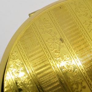 Vintage Powder Compact STRATTON Golden - Etsy