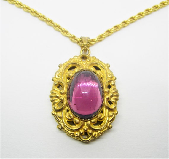 Victorian style vintage pendant | Etsy