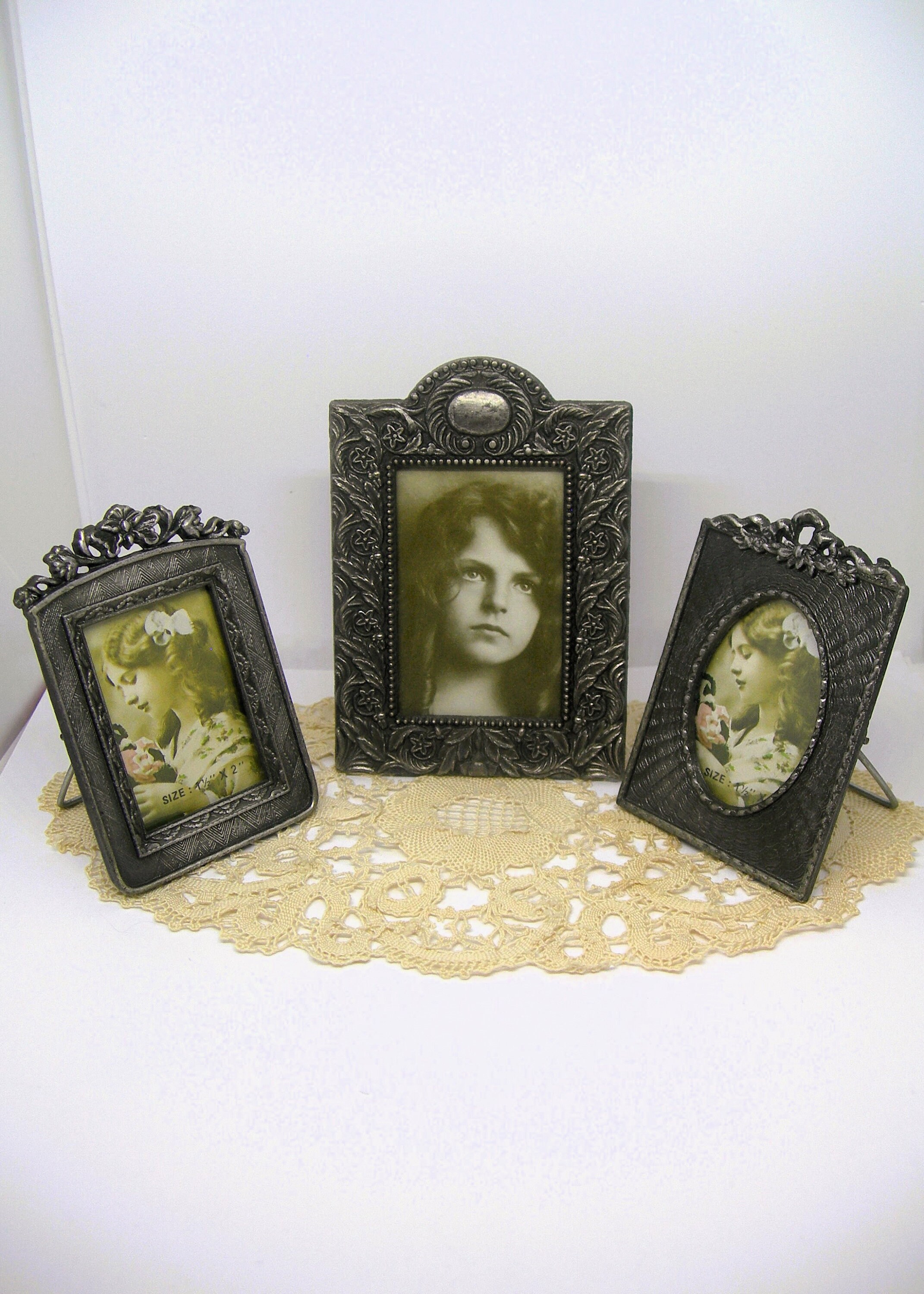 Edwardian Style Petite PICTURE FRAMES METAL for Photography, Vintage - Etsy