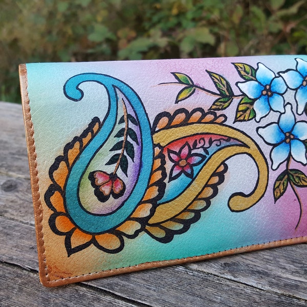 Painted Wallets - Etsy