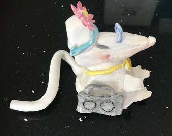 Miniature Ceramic Rat Mouse Animal Cute Little Tiny Small | Etsy