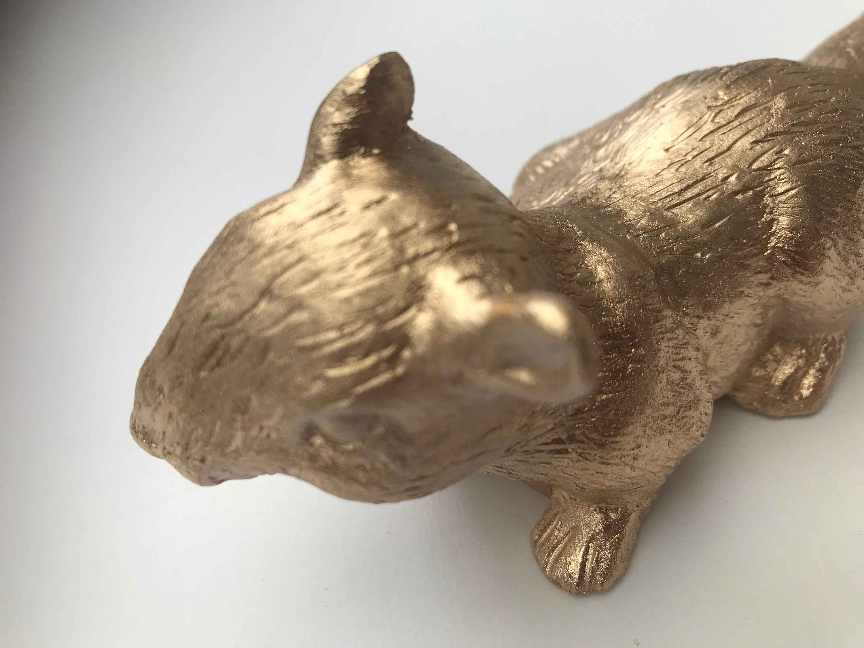 Ceramic Golden Squirrel - Etsy UK