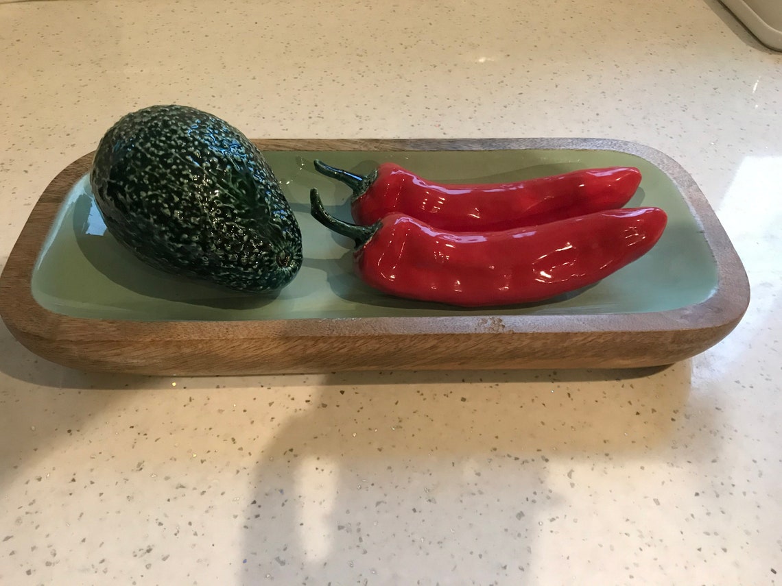 Ceramic Avocado - Etsy UK