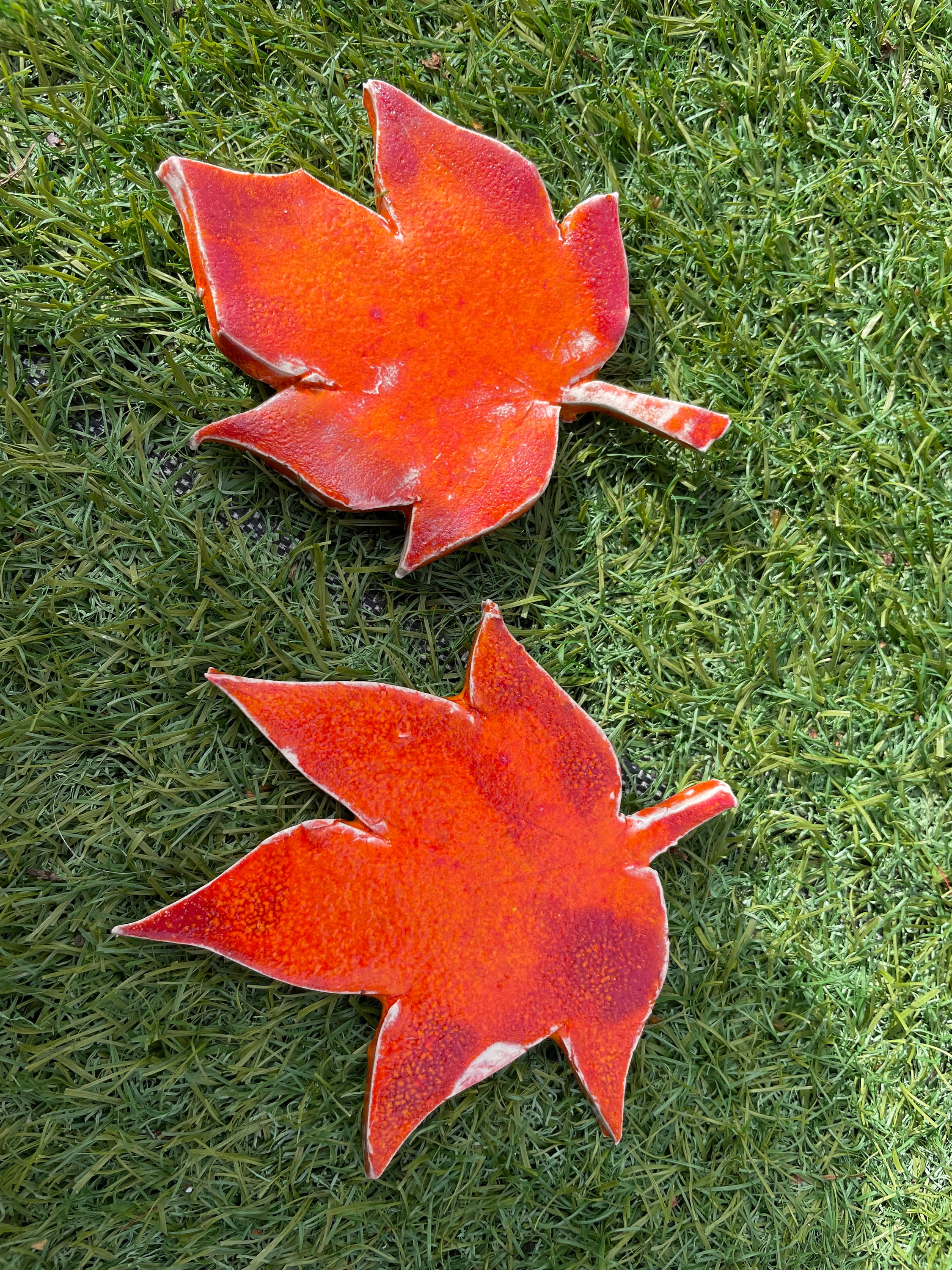 Autumn Leaves in Ceramic - Etsy