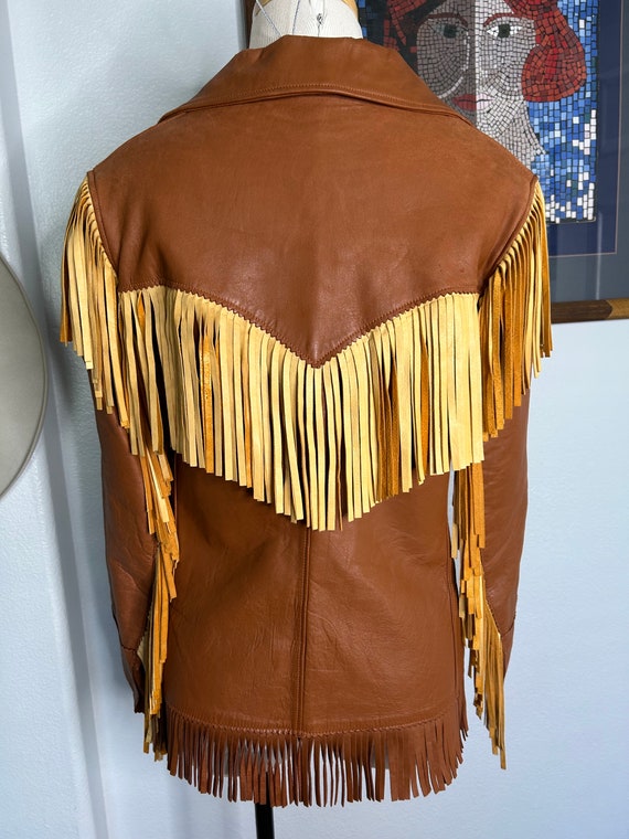Vintage JoKay Fringe Leather Jacket - Gem