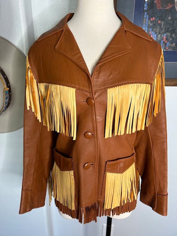 Vintage JoKay Fringe Leather Jacket - Gem