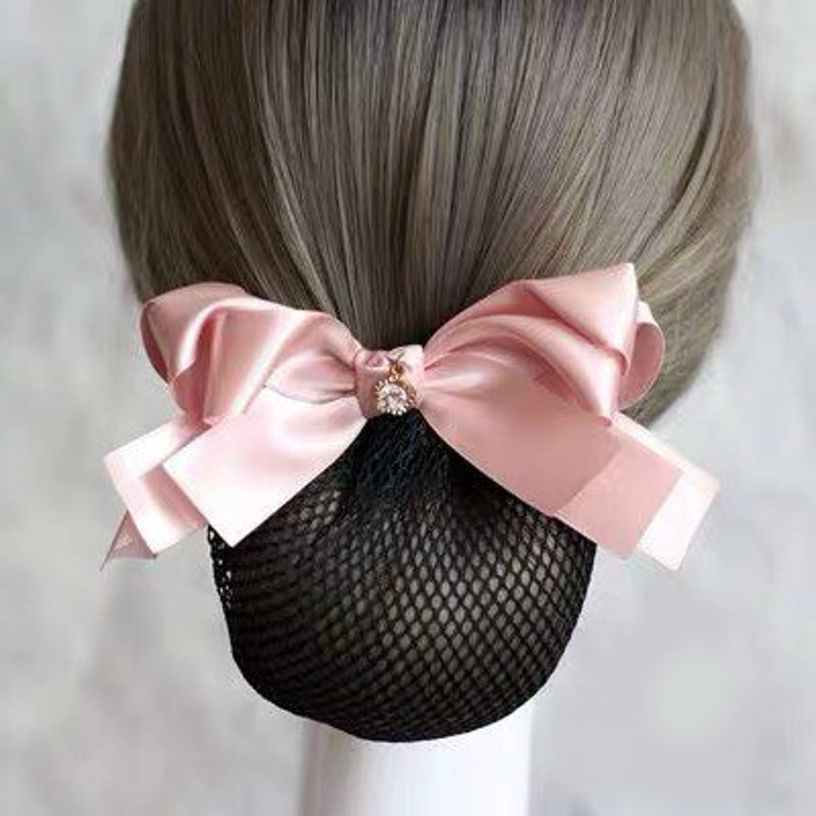 Elegant Satin Big Layered Ribbon Bow Hair Barrette Clip With | Etsy