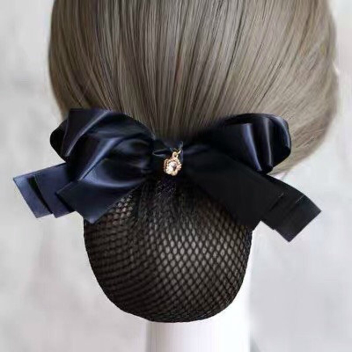 Elegant Satin Big Layered Ribbon Bow Hair Barrette Clip With | Etsy