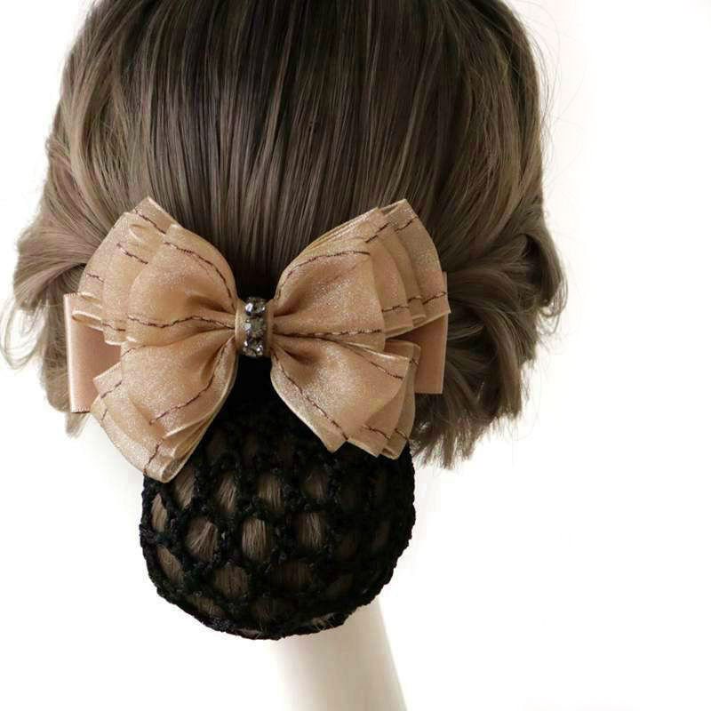Barrette With Snood - Etsy