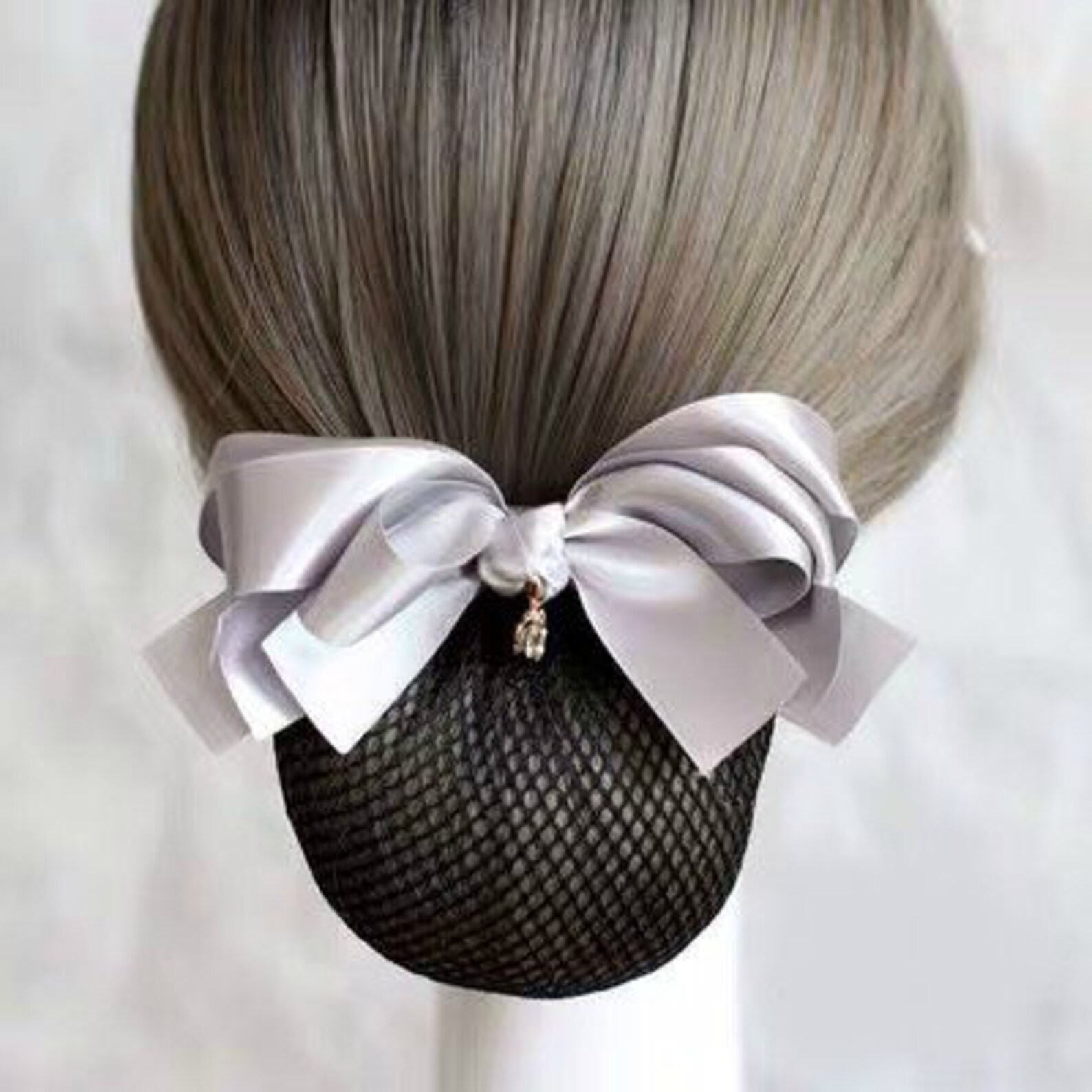 Elegant Satin Big Layered Ribbon Bow Hair Barrette Clip With | Etsy