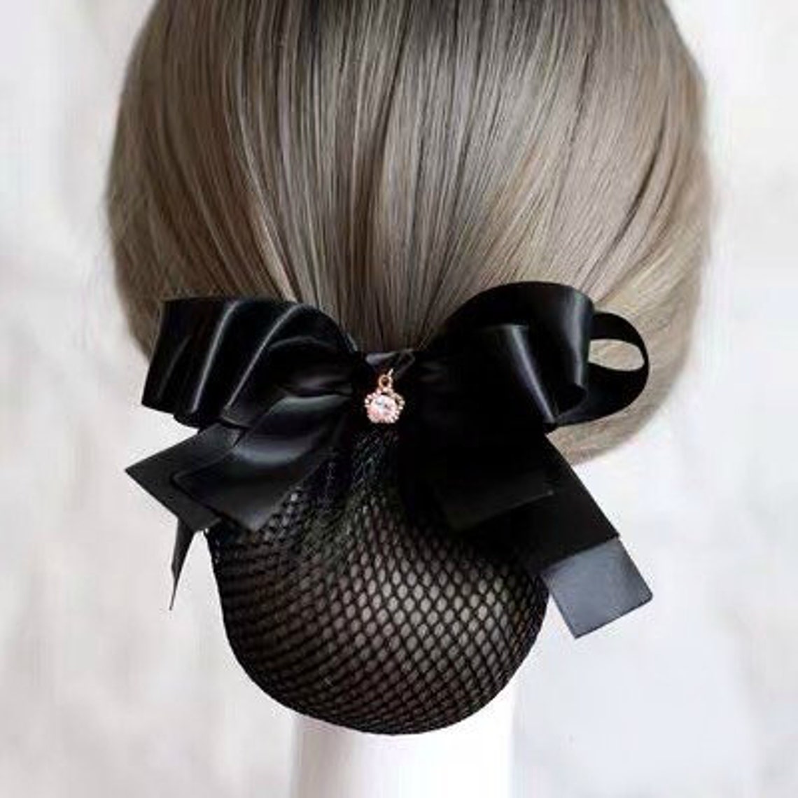 Elegant Satin Big Layered Ribbon Bow Hair Barrette Clip With | Etsy