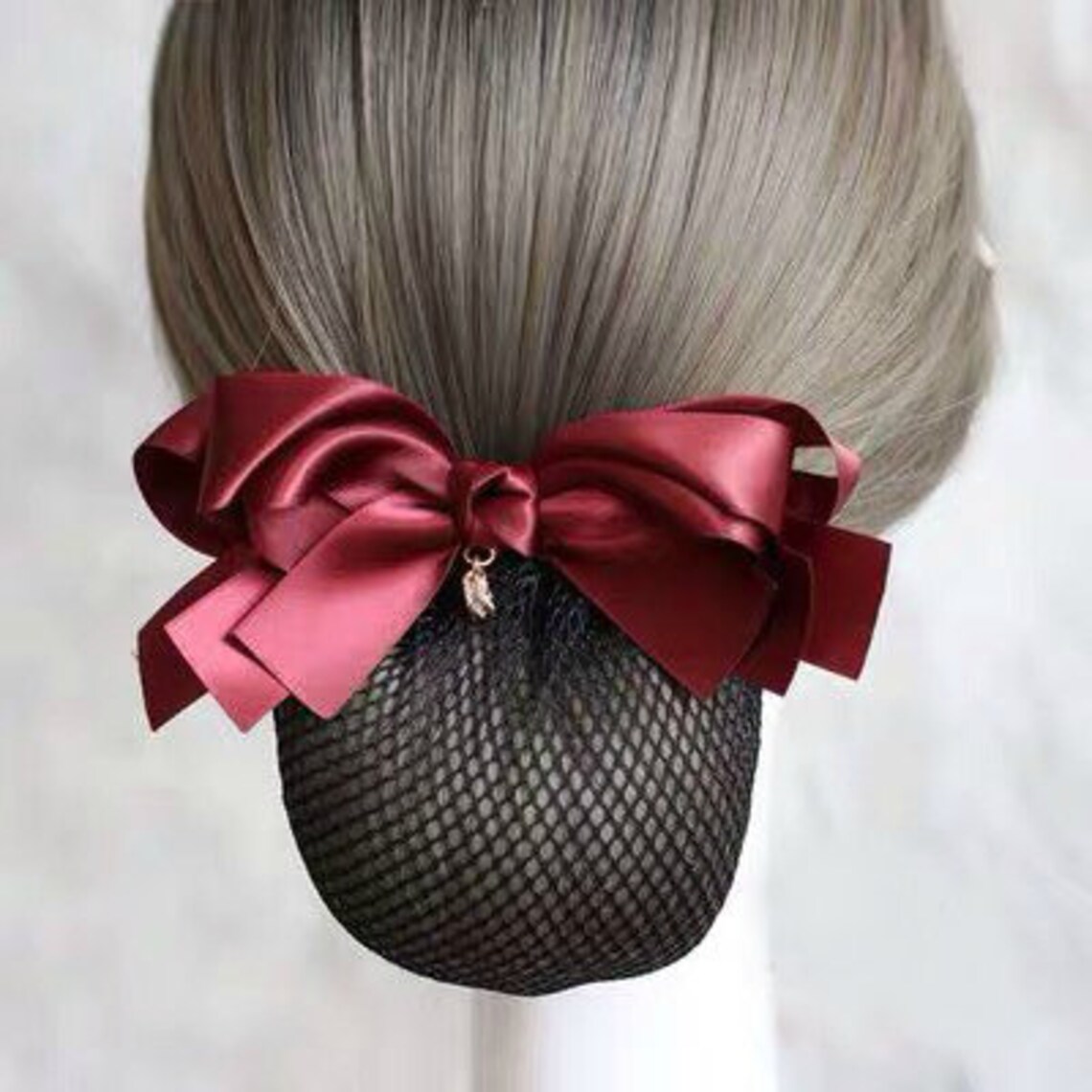 Elegant Satin Big Layered Ribbon Bow Hair Barrette Clip With | Etsy