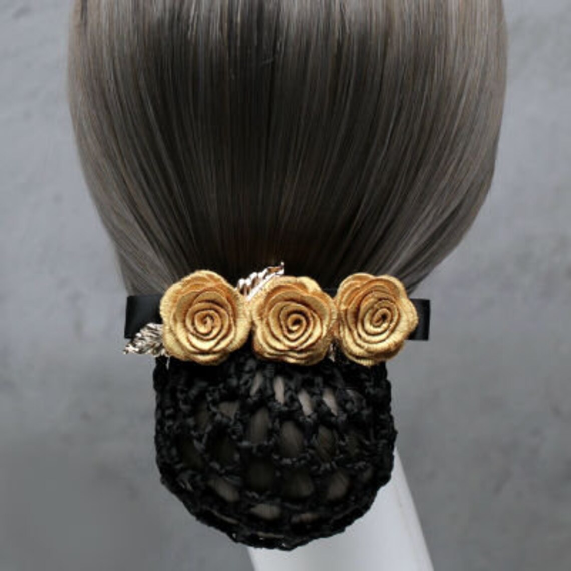 Elegant Lace Rose Flower Big Ribbon Bow Hair Barrette Clip - Etsy