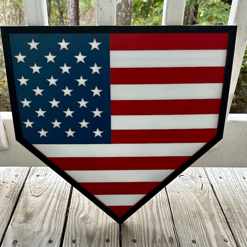 Home Plate Flag - Etsy