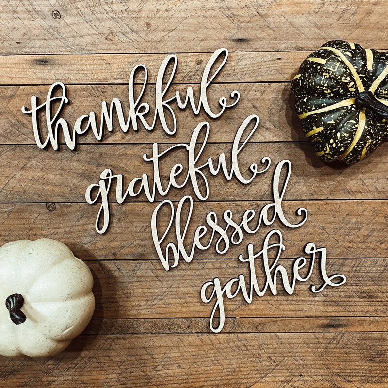 Thankful Plates - Etsy