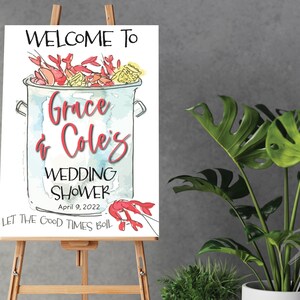 Crawfish Boil Welcome Sign | Crawfish Boil Decorations | Crawfish Party ...