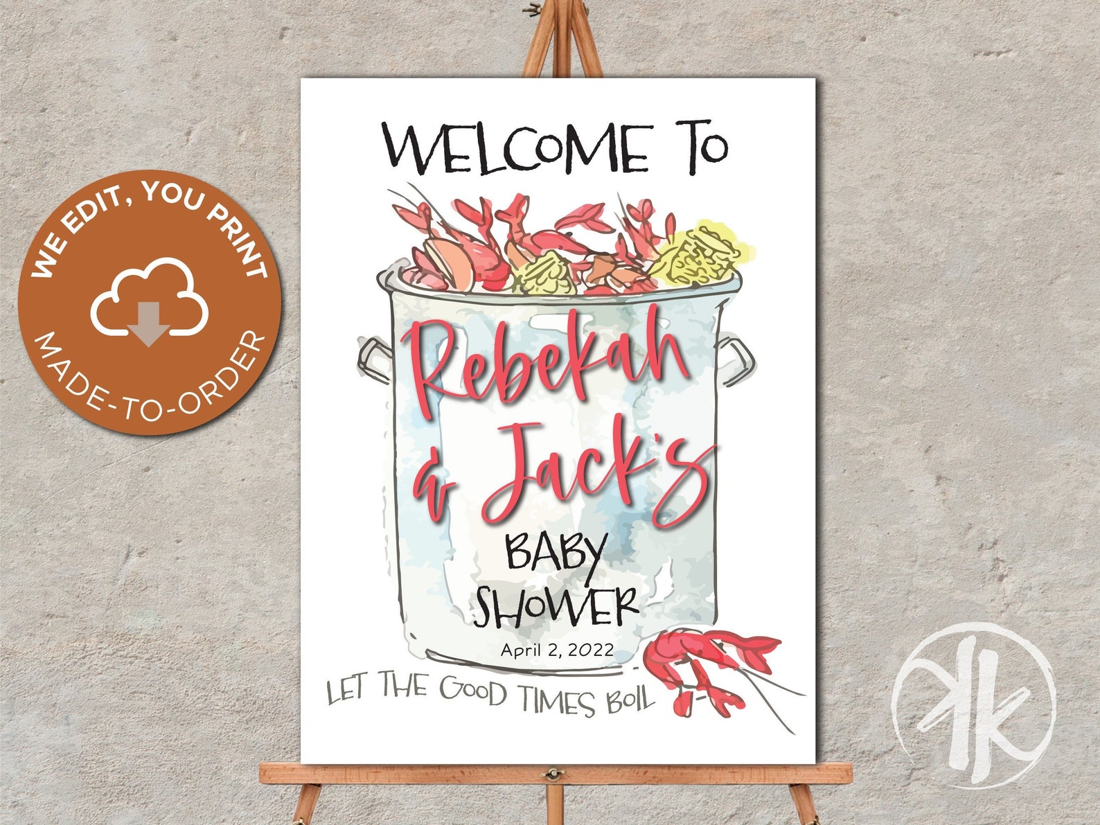 Crawfish Boil Welcome Sign Crawfish Boil Decorations - Etsy