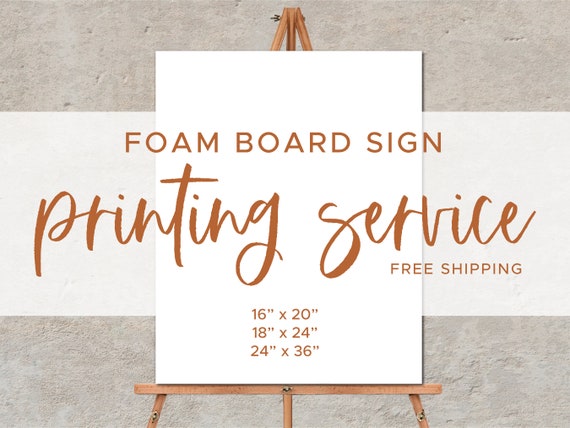 Custom Poster Board Printing
