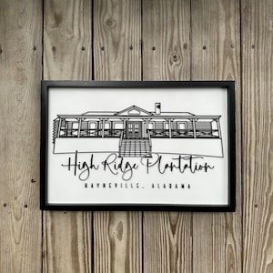 Custom House Outline Sign | 3D Laser Cut House Art | Housewarming Gift ...