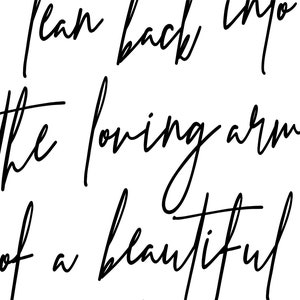 Lean Back Worship Lyrics - 8"x10" Instant Digital Download Christian ...