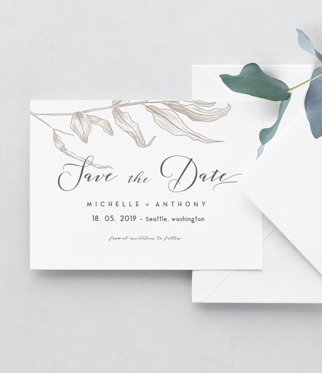 Calligraphy Save the Date Save the Date Drawing Save the - Etsy