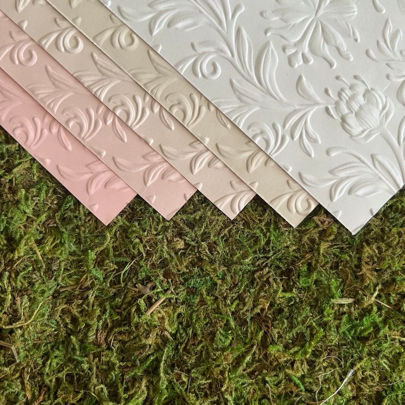 Embossed Paper - Etsy