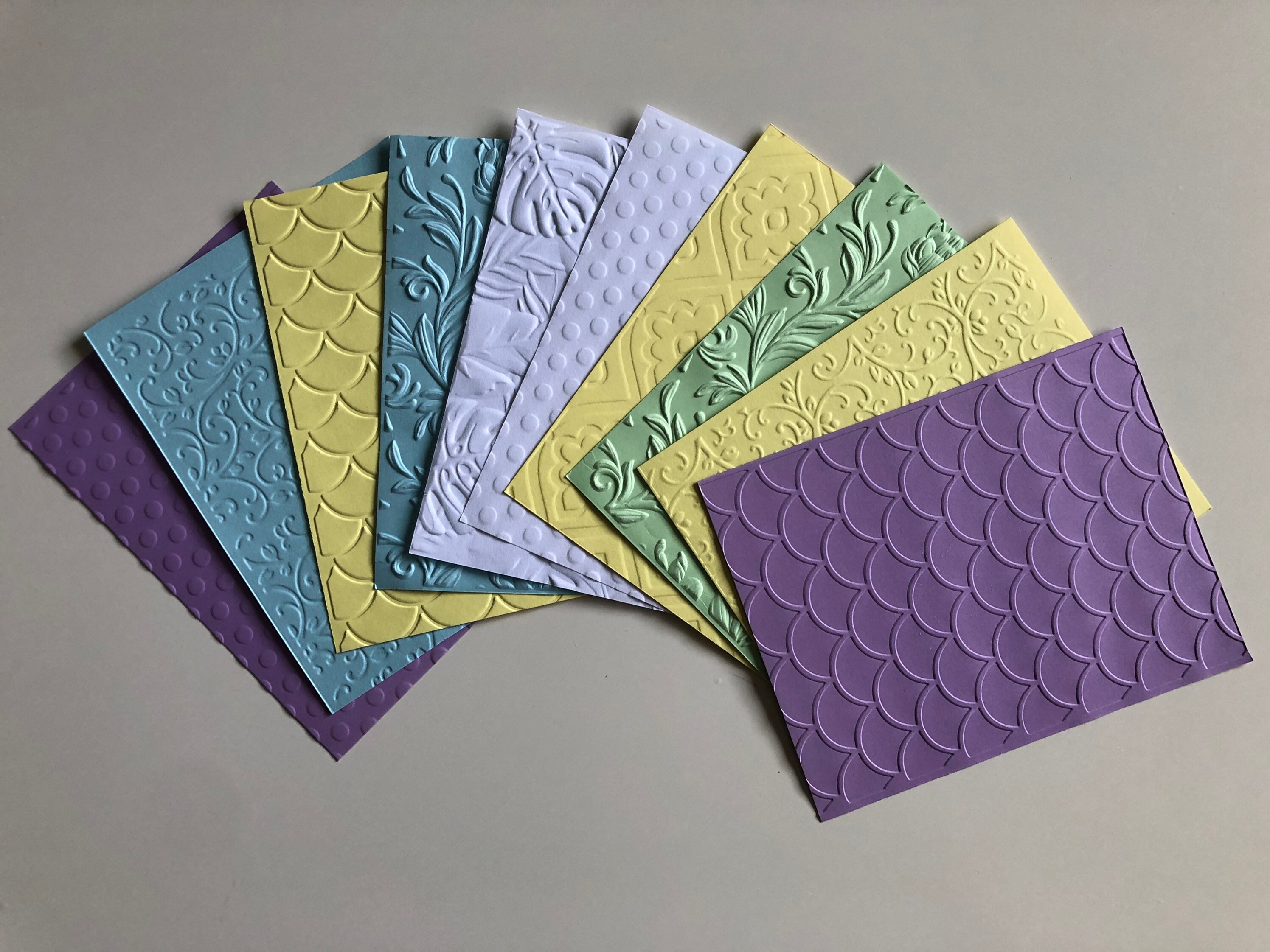 Papel en relieve / paquete de papel | Etsy