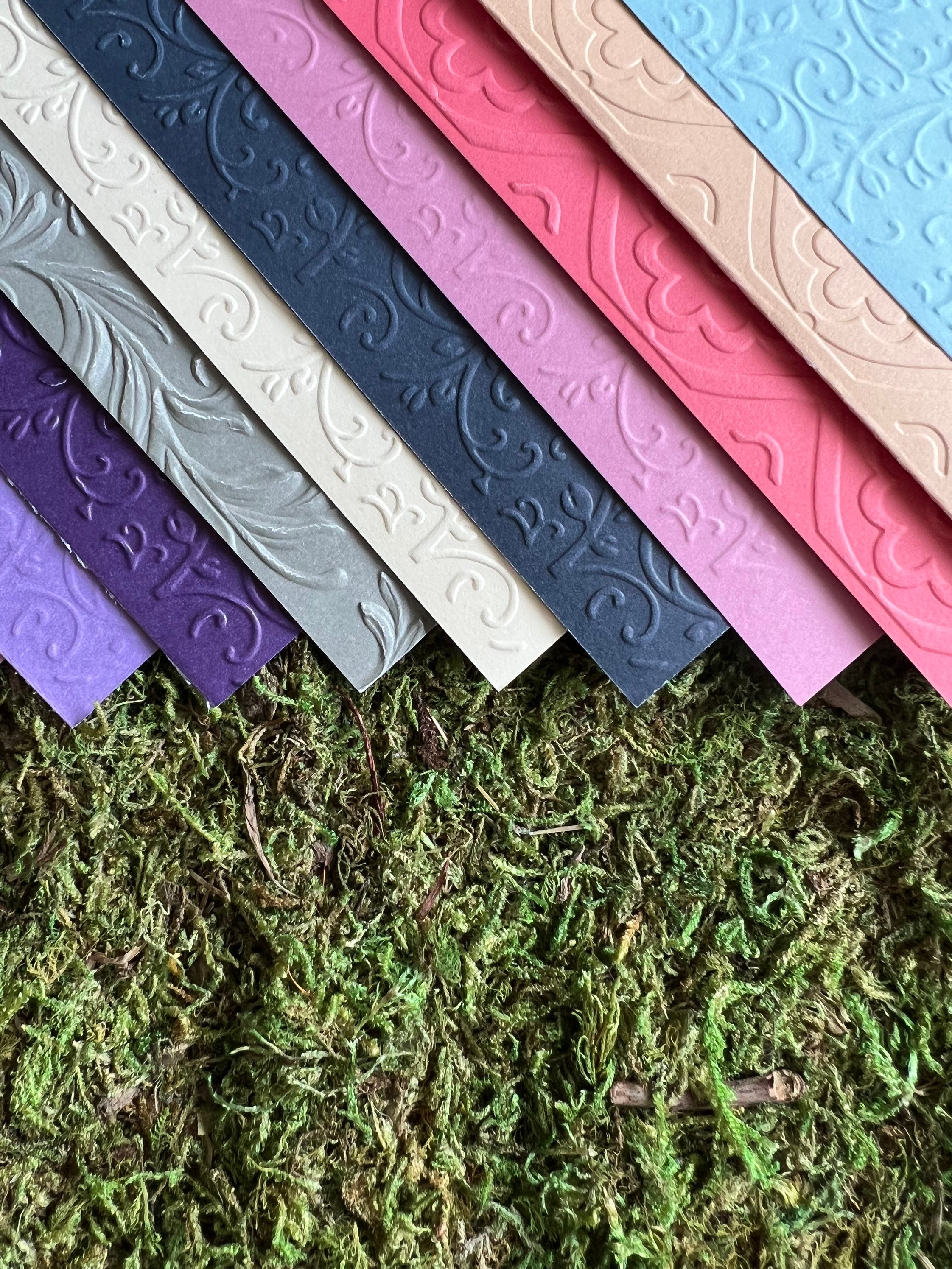 Embossed Paper Paper Bundle - Etsy
