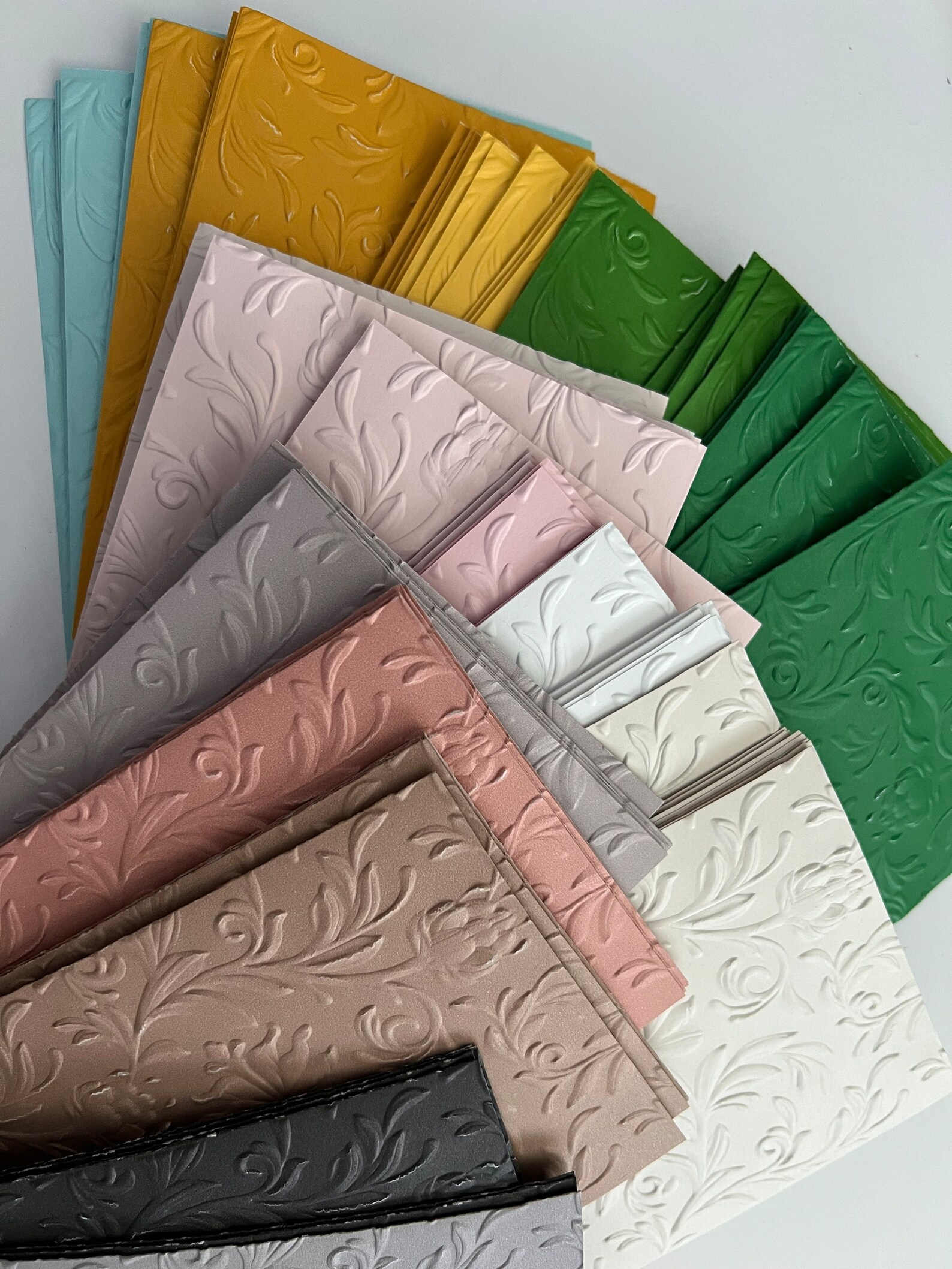 Embossed Paper Paper Bundle - Etsy