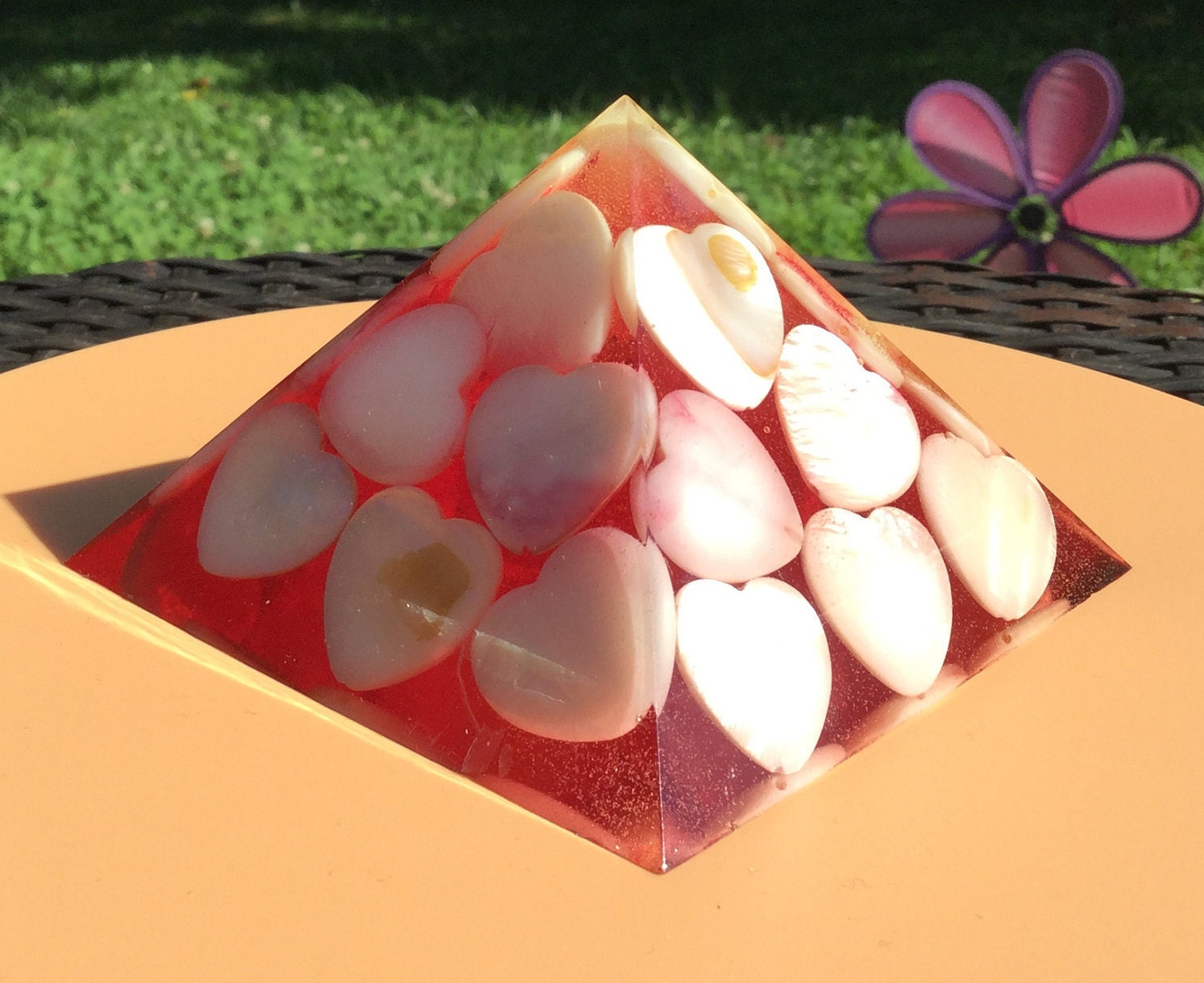 Pyramid of Hearts - Etsy