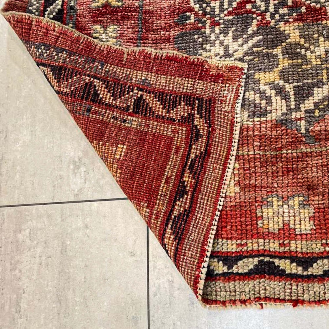 Turkish Handmade Rug, 5.3x7.6ft, Vintage Rug, Blue Carpet, Rug for Big ...