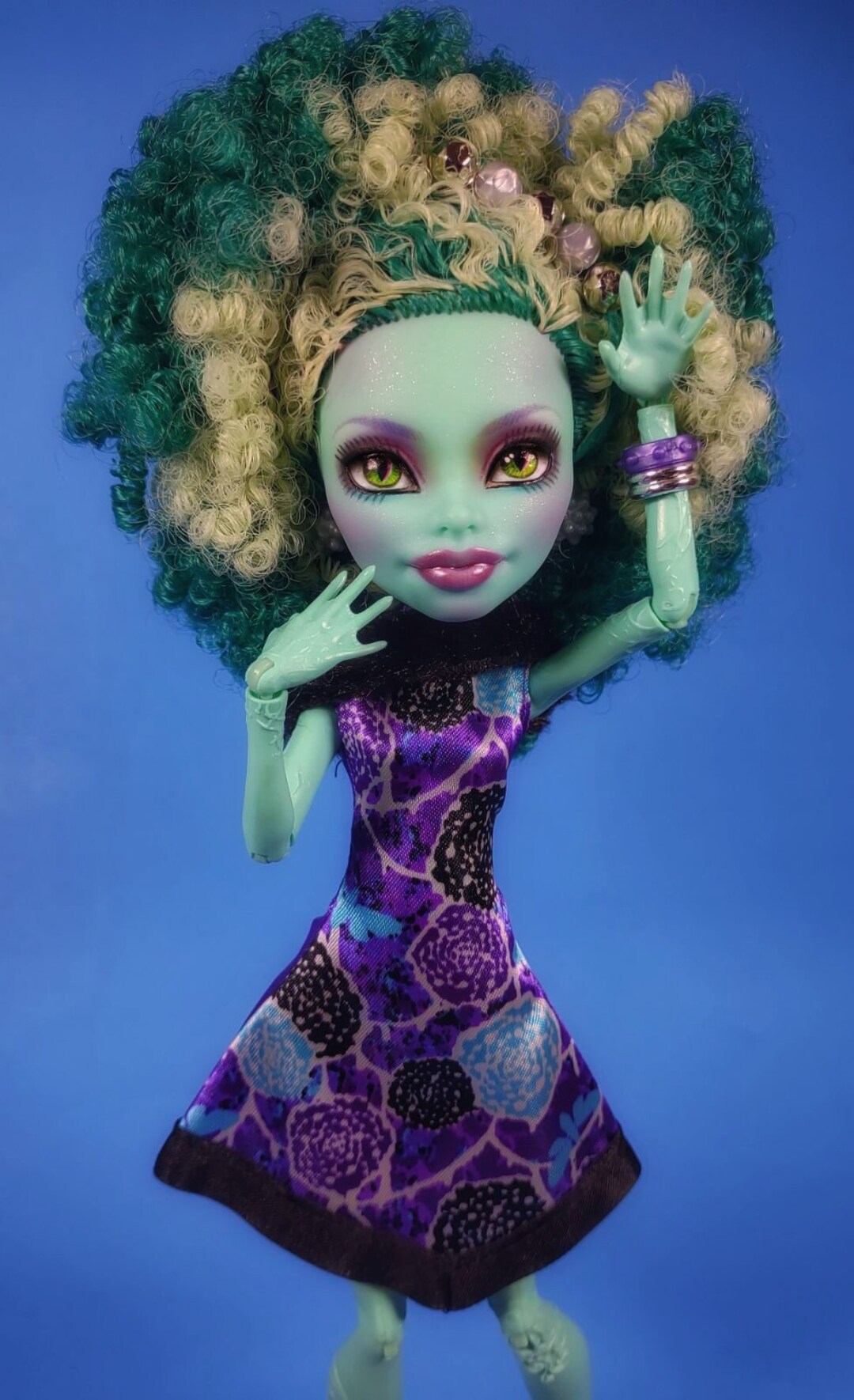 OOAK Custom Monster High Doll Repaint Honey Swamp G3 Ever After Vampire ...