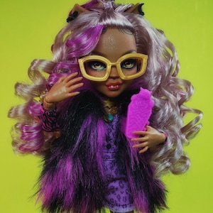 OOAK Custom Monster High Doll Repaint Clawdeen Wolf G3 Ever After ...