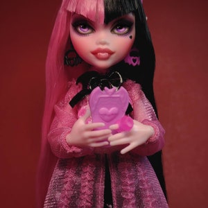 OOAK Custom Monster High Doll Repaint Draculaura G3 Ever After Vampire ...
