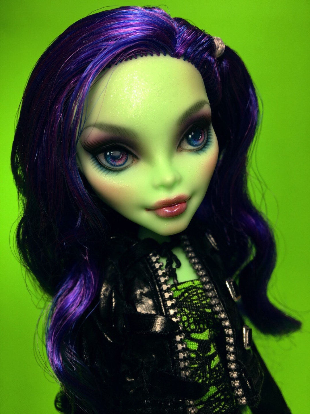 OOAK Custom Monster High Doll Repaint Amanita Nightshade Ever After ...