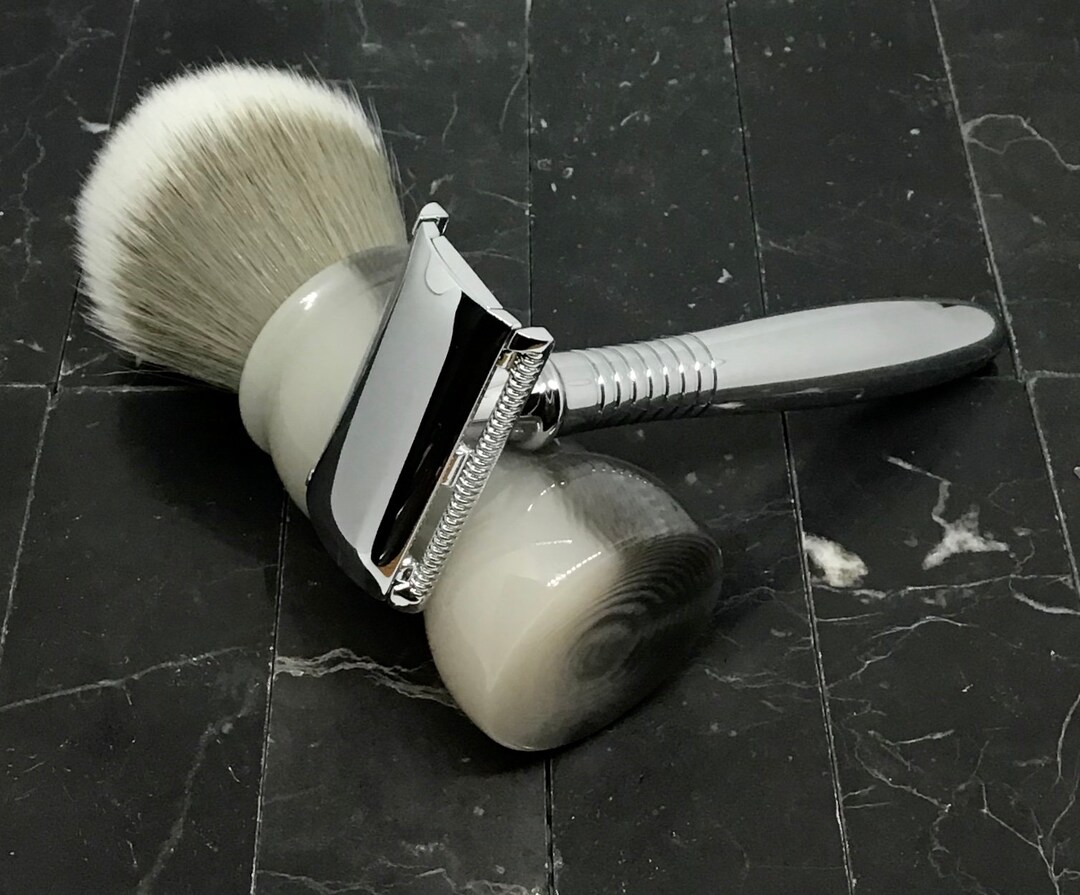 Wetshaving Starter Kit - Safety Razor and Shaving Brush - Etsy