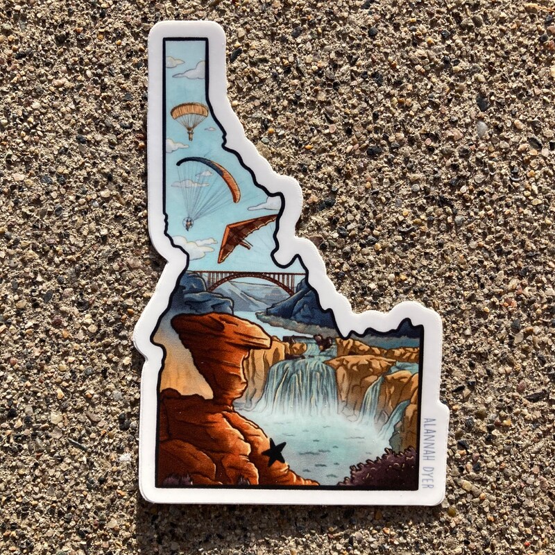 Idaho Stickers - Etsy