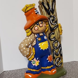 Scarecrow Welcome Sign - Etsy