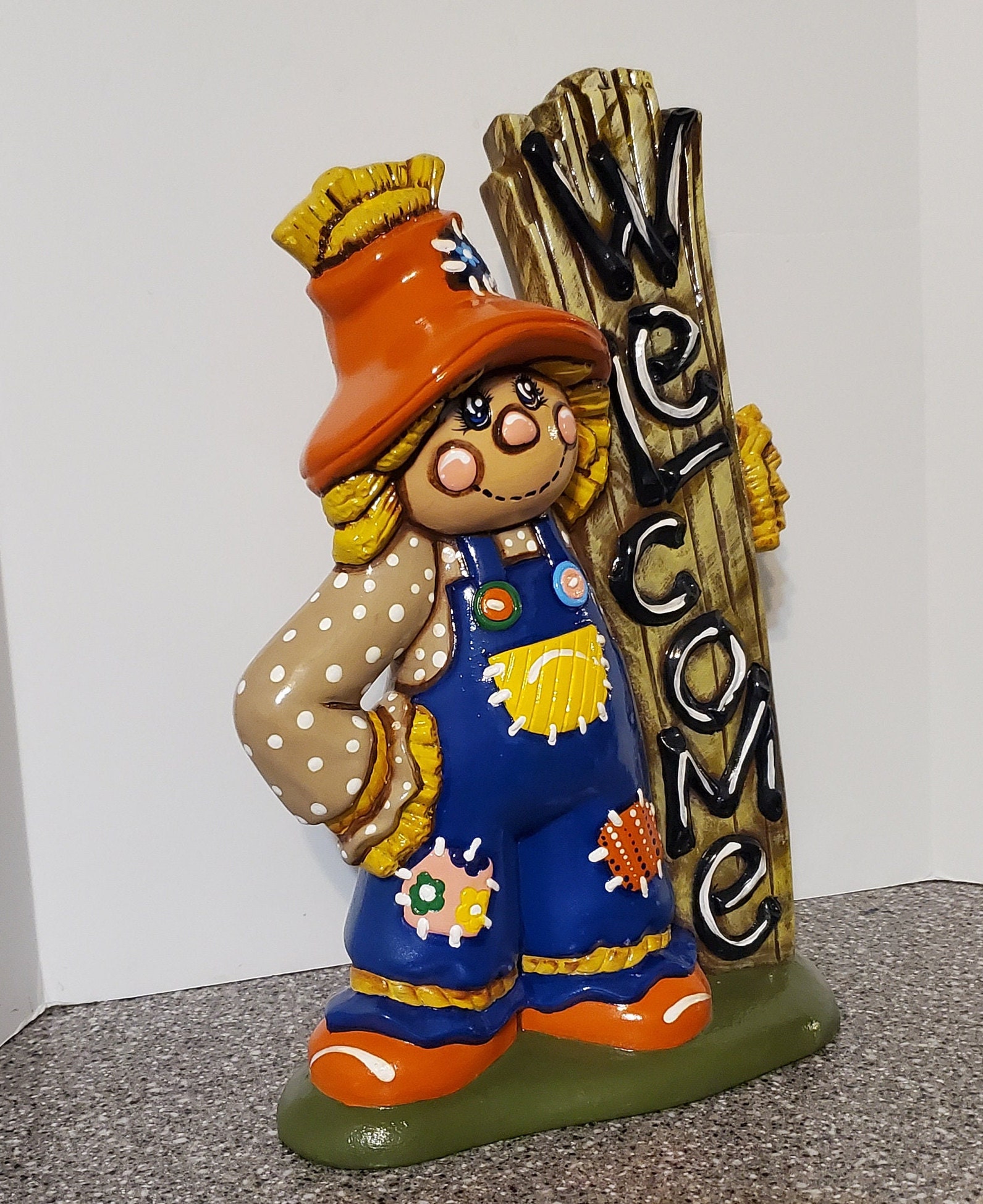 Scarecrow Welcome Sign - Etsy