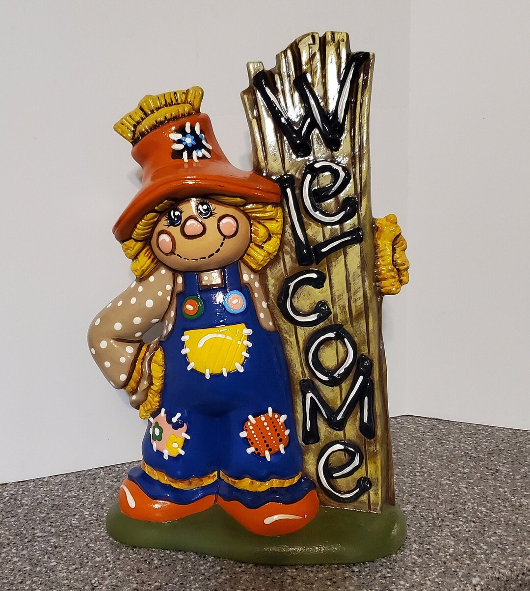 Scarecrow Welcome Sign - Etsy
