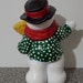 Ceramic Snowman Here to Bring in the Holiday Spirit. Price Includes ...