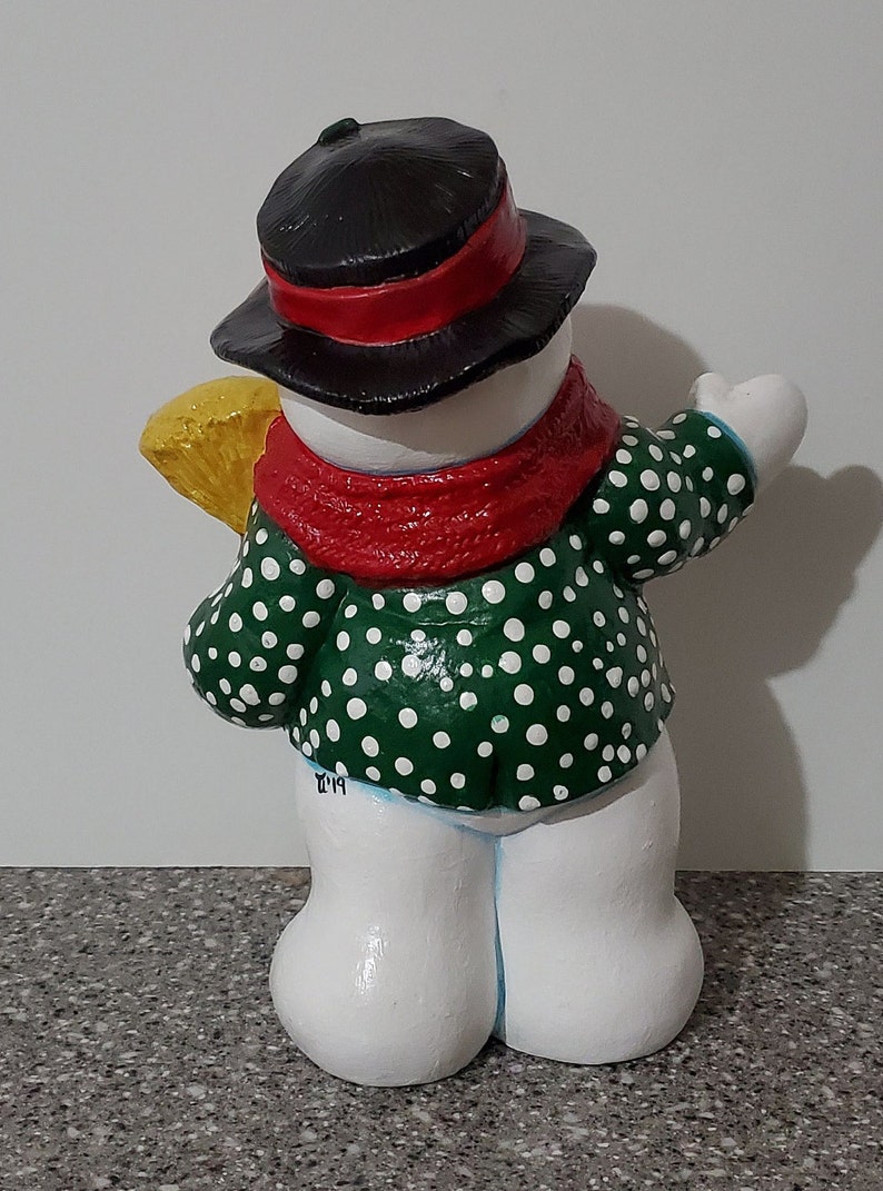 Ceramic Snowman Here to Bring in the Holiday Spirit. Price Includes ...