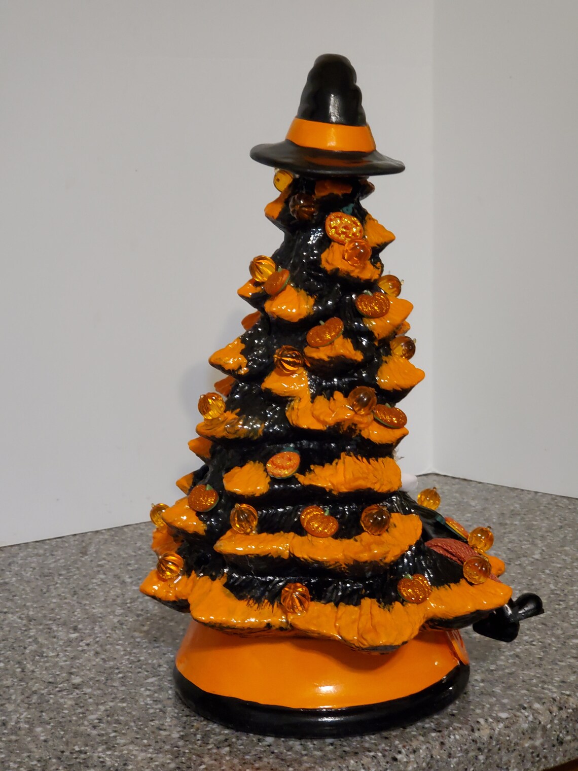 Halloween Tree With Lights Ceramichandmade and Hand Painted. - Etsy