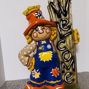 Scarecrow Welcome Sign - Etsy