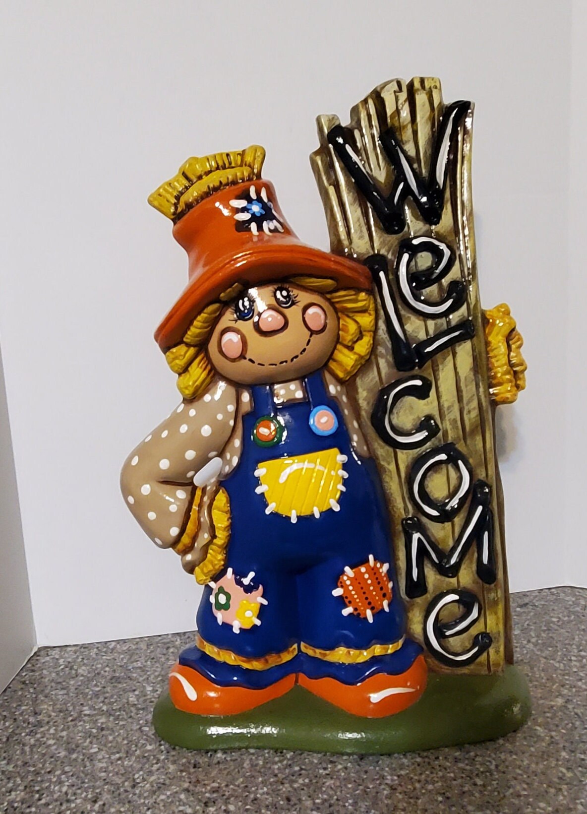 Scarecrow Welcome Sign - Etsy