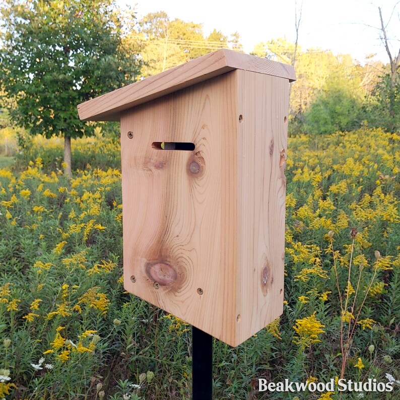 Cedar Nesting Box Birdhouse Surfboard Pattern Wren, Nuthatch, Chickadee ...