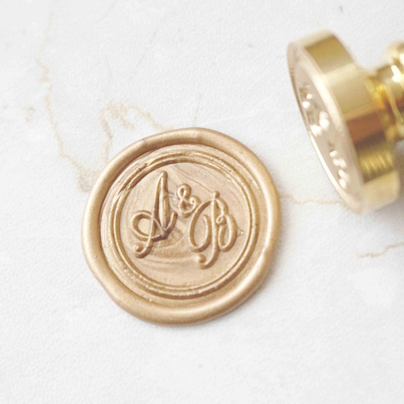 Initial Wax Seal - Etsy